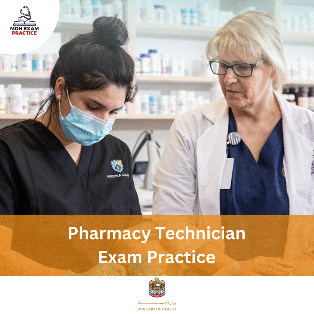 MOH Pharmacy Technician Exam Practices